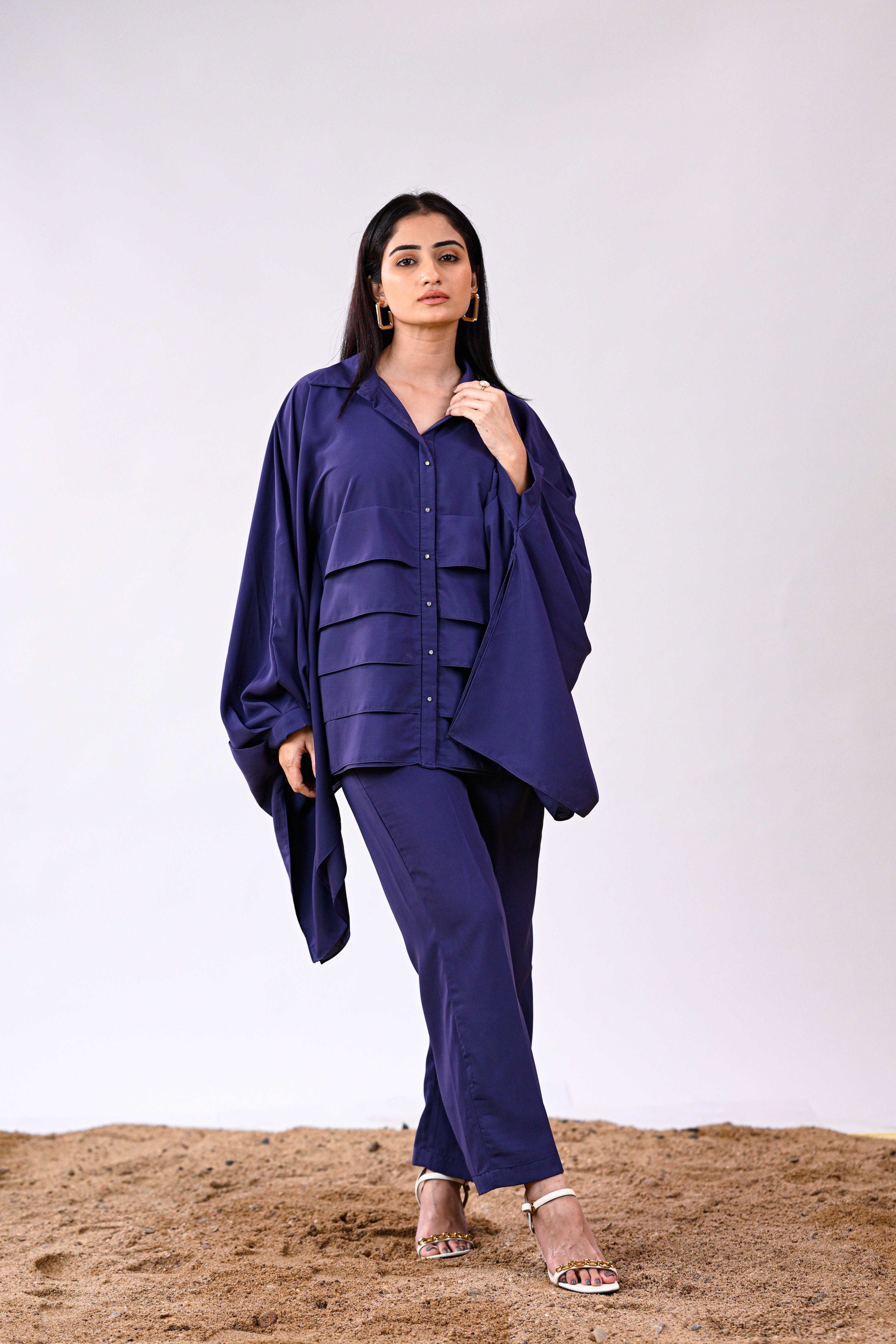 AVA BUTTERFLY SET IN PURPLE – RAAMYA