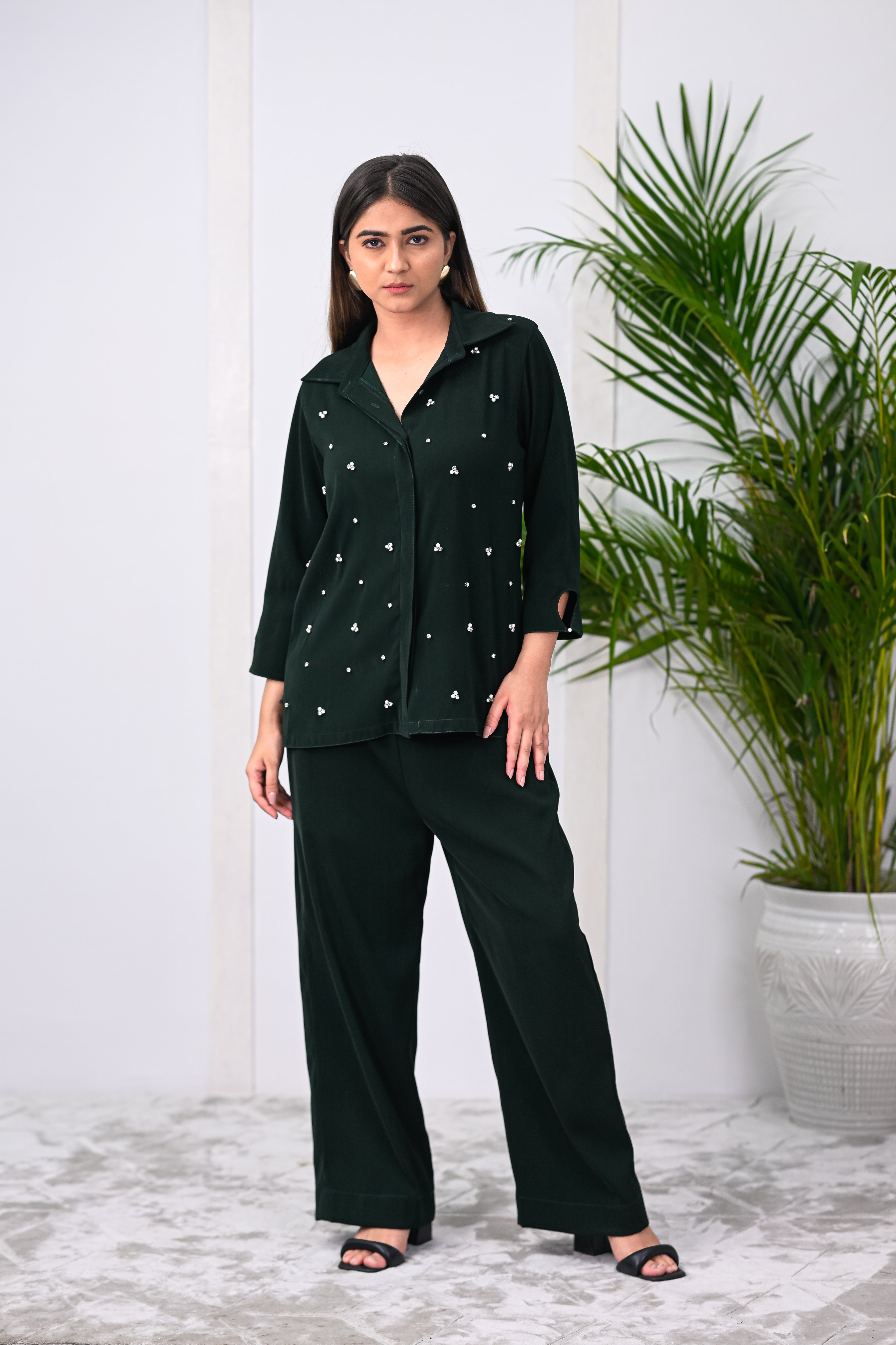 ELEGANCE SWAROSKI CO-ORD SET – RAAMYA