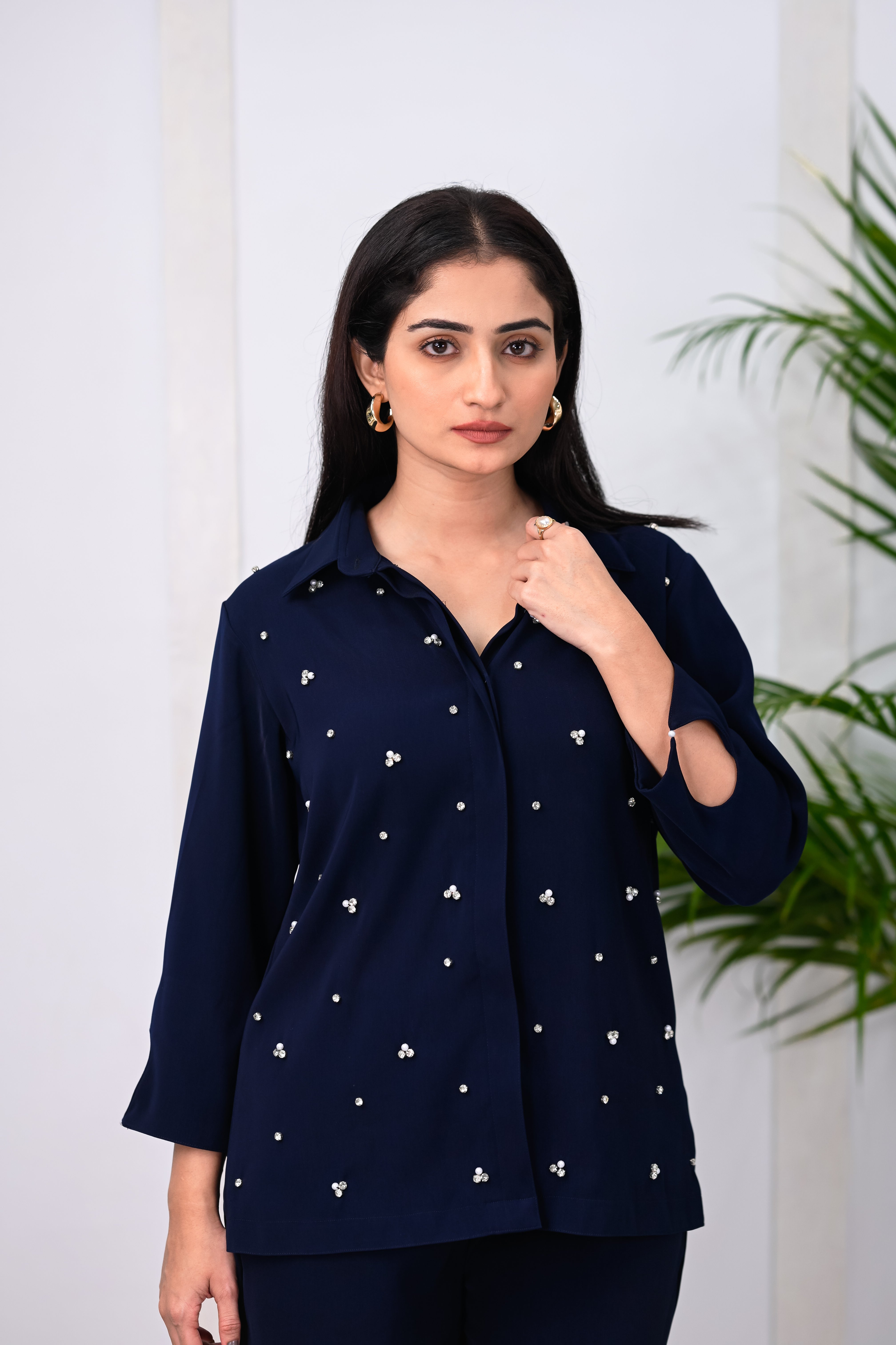 ELEGANCE SWAROSKI CO-ORD SET – RAAMYA